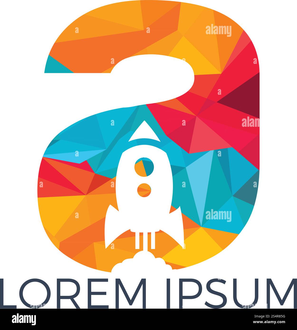 Letter A Rocket Logo Design. Letter A Logo With Rocket Launch Inside ...
