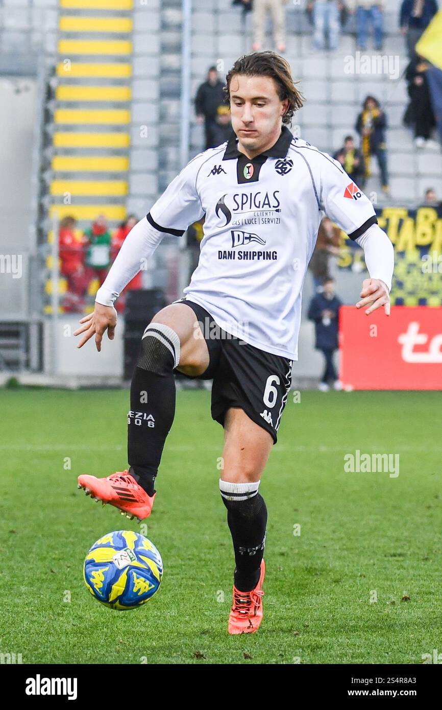 La Spezia, Italy. 12th Jan, 2025. Duccio Degli Innocenti (Spezia ...