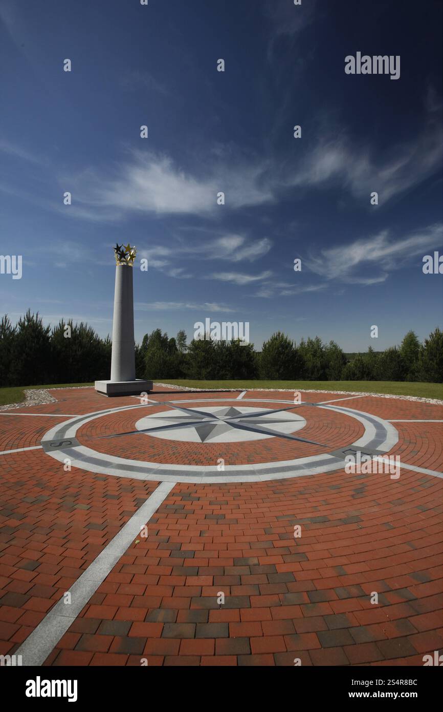 the middlepoint of the continent Europe 25 km from the city of Vilnius ...