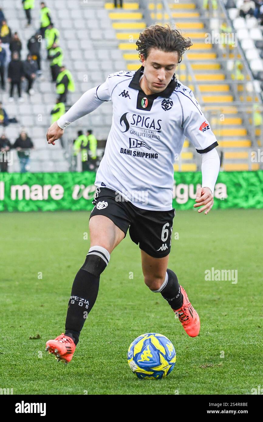 La Spezia, Italy. 12th Jan, 2025. Duccio Degli Innocenti (Spezia ...