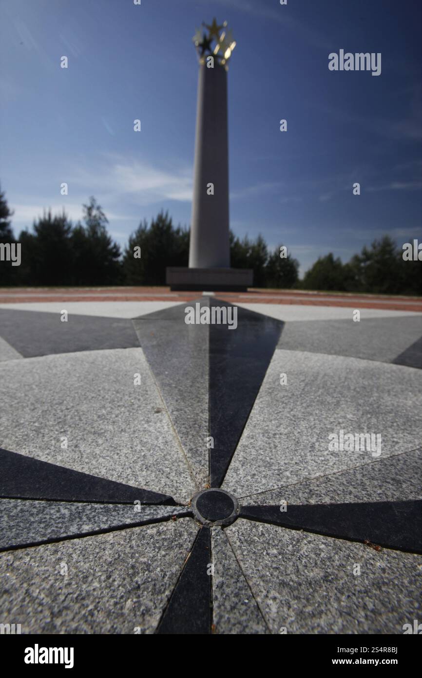 the middlepoint of the continent Europe 25 km from the city of Vilnius ...