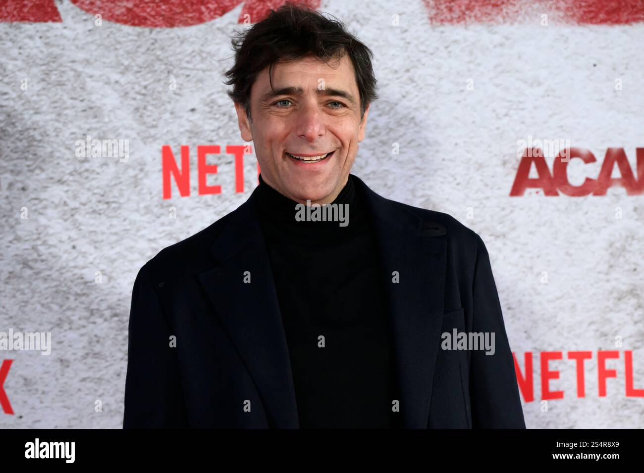 Rome, Italy. 13th Jan, 2025. Actor Adriano Giannini attends the ...