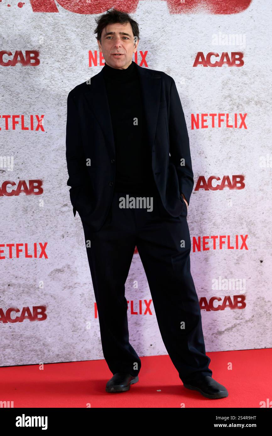 Rome, Italy. 13th Jan, 2025. Actor Adriano Giannini attends the photocall of the Netflix ...