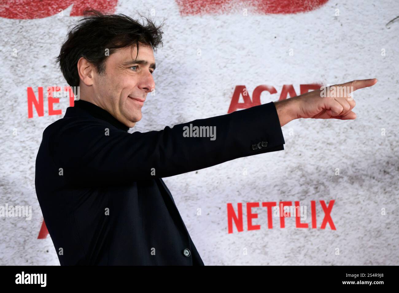 Rome, Italy. 13th Jan, 2025. Actor Adriano Giannini attends the ...