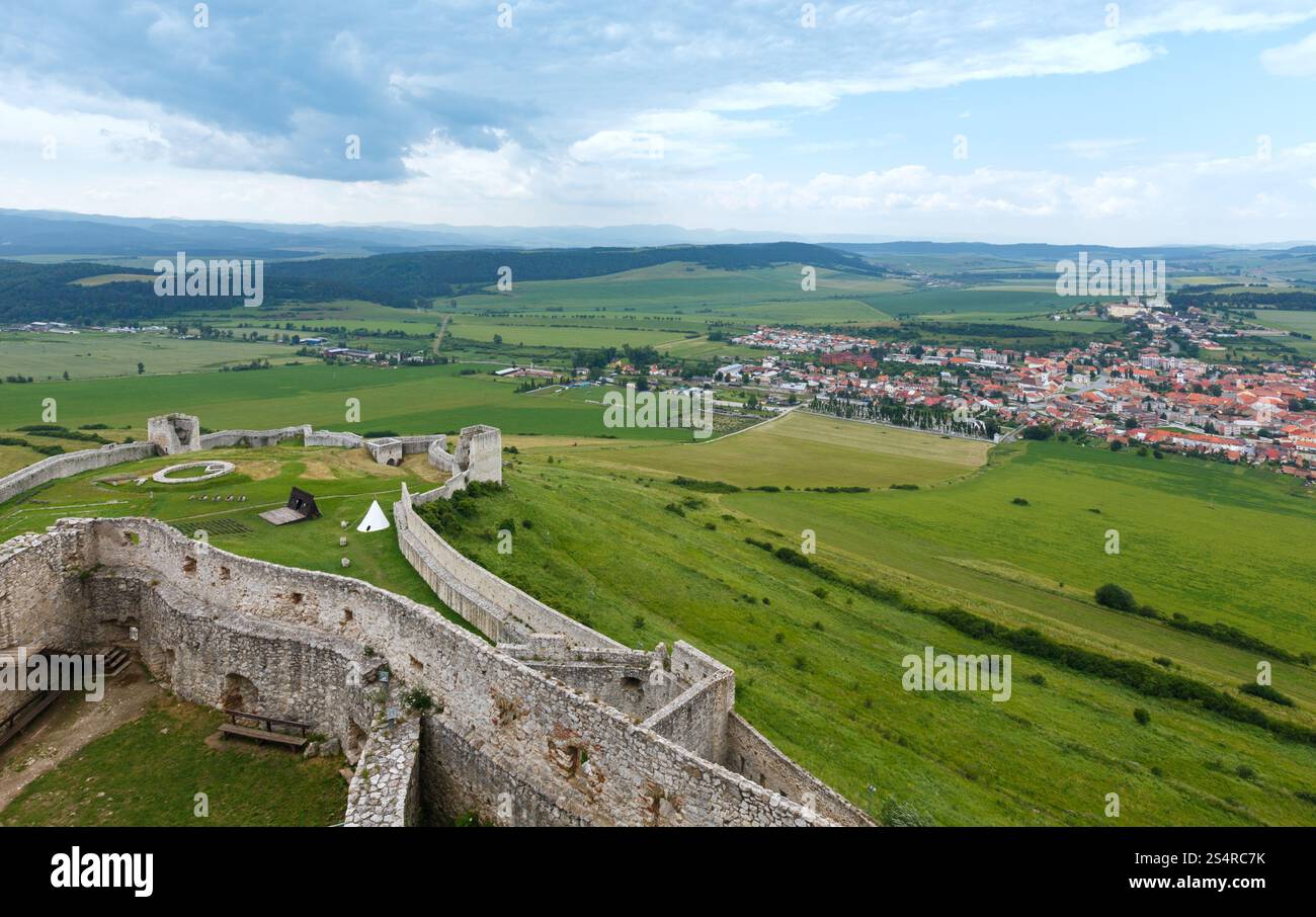 The view from spissky hrad hi-res stock photography and images - Alamy