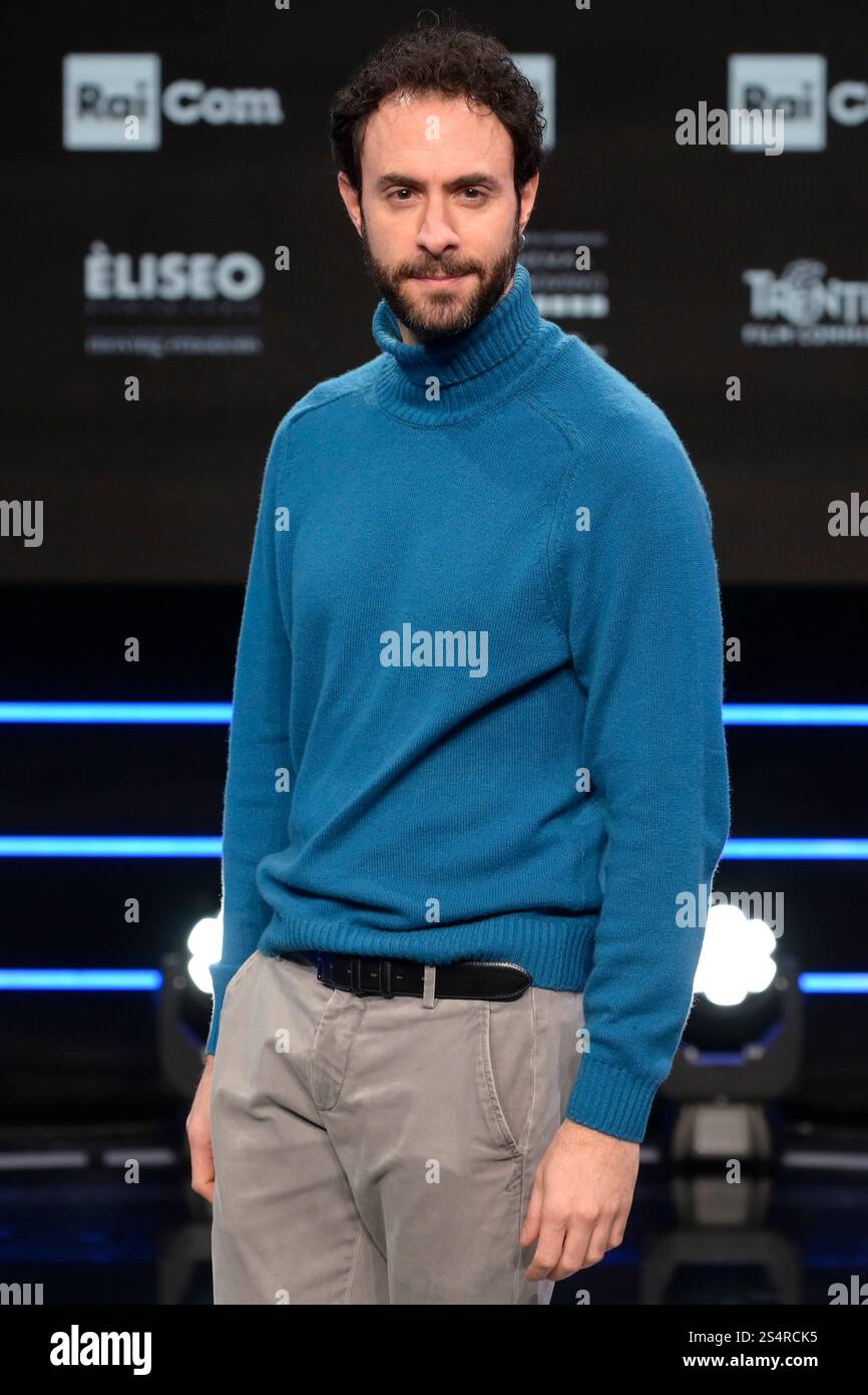 Rome, Italy. 13th Jan, 2025. Alessio Vassallo attends the photocall of ...