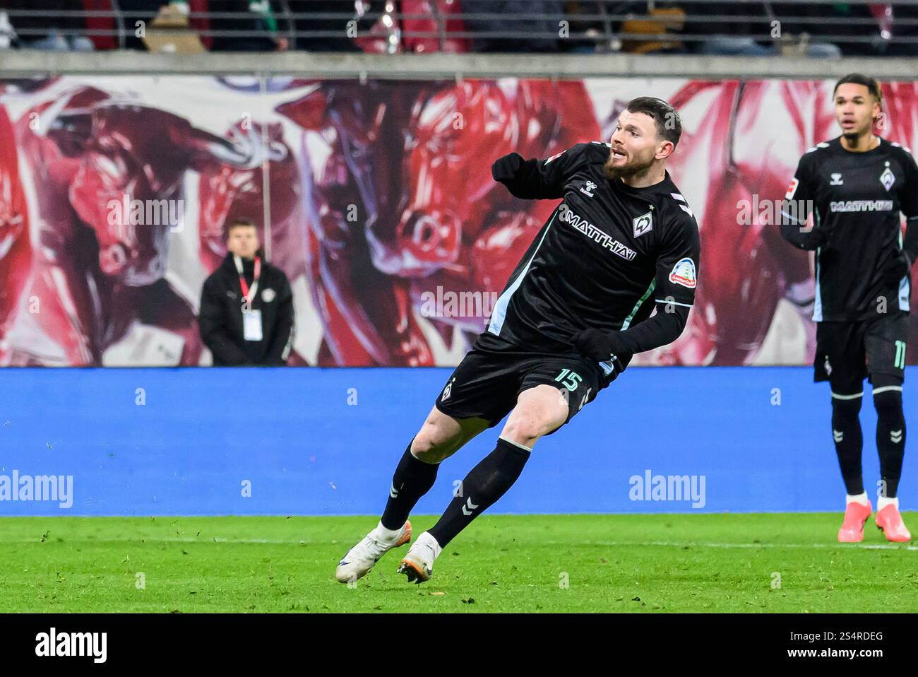 12.01.2025, RedBullArena, Leipzog, GER, 1. FBL, RB Leipzig vs SV Werder ...