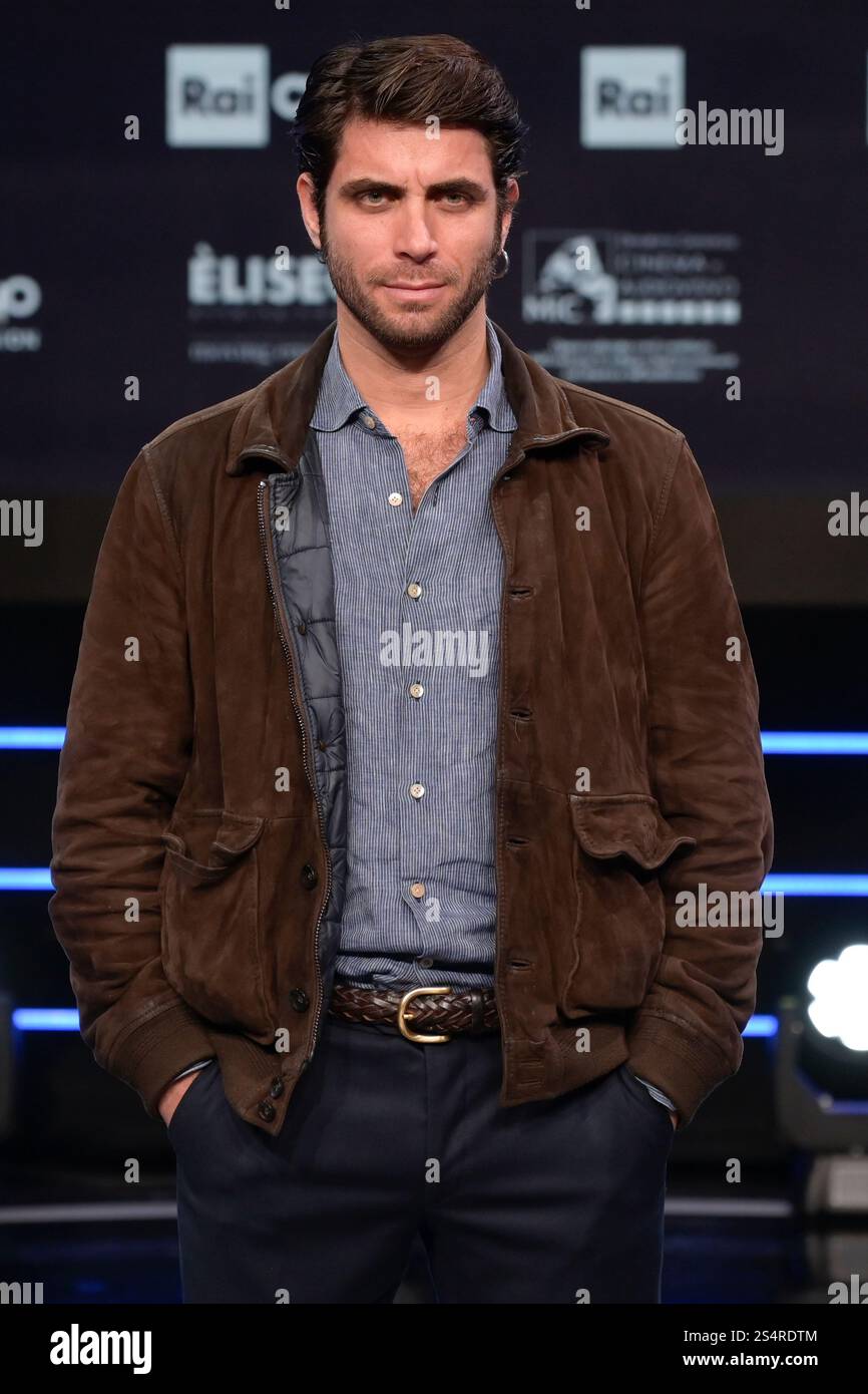Rome, Italy. 13th Jan, 2025. Marco Rossetti attends the photocall of ...
