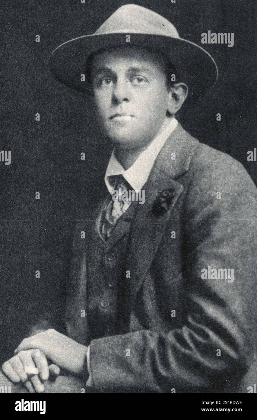 American journalist and poet John Reed, Russia 1917 Stock Photo - Alamy