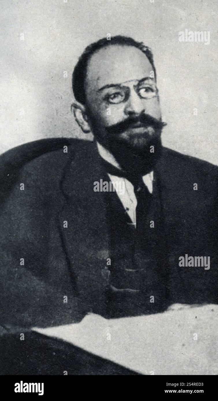 Russian Marxist revolutionary Adolf Joffe, Moscow 1917 Stock Photo - Alamy