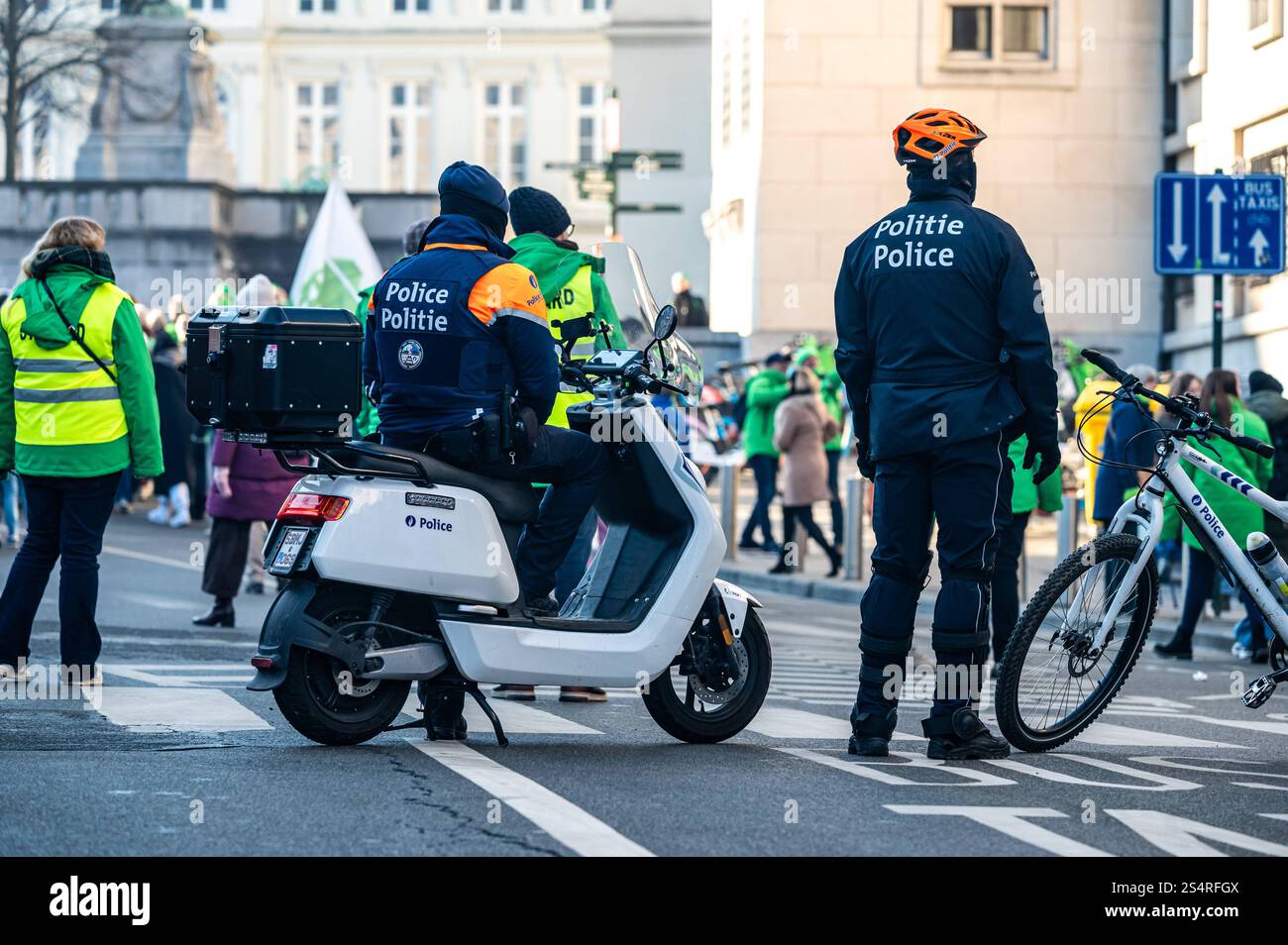 National strike and protestation march against pension budget plans ...