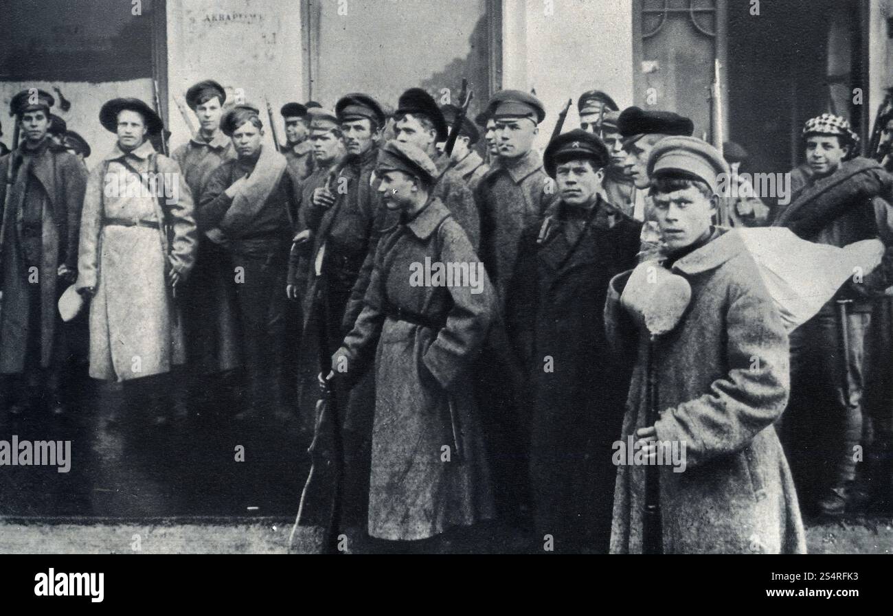 Mobilization of soldiers during the Russian October Revolution, 1917 ...