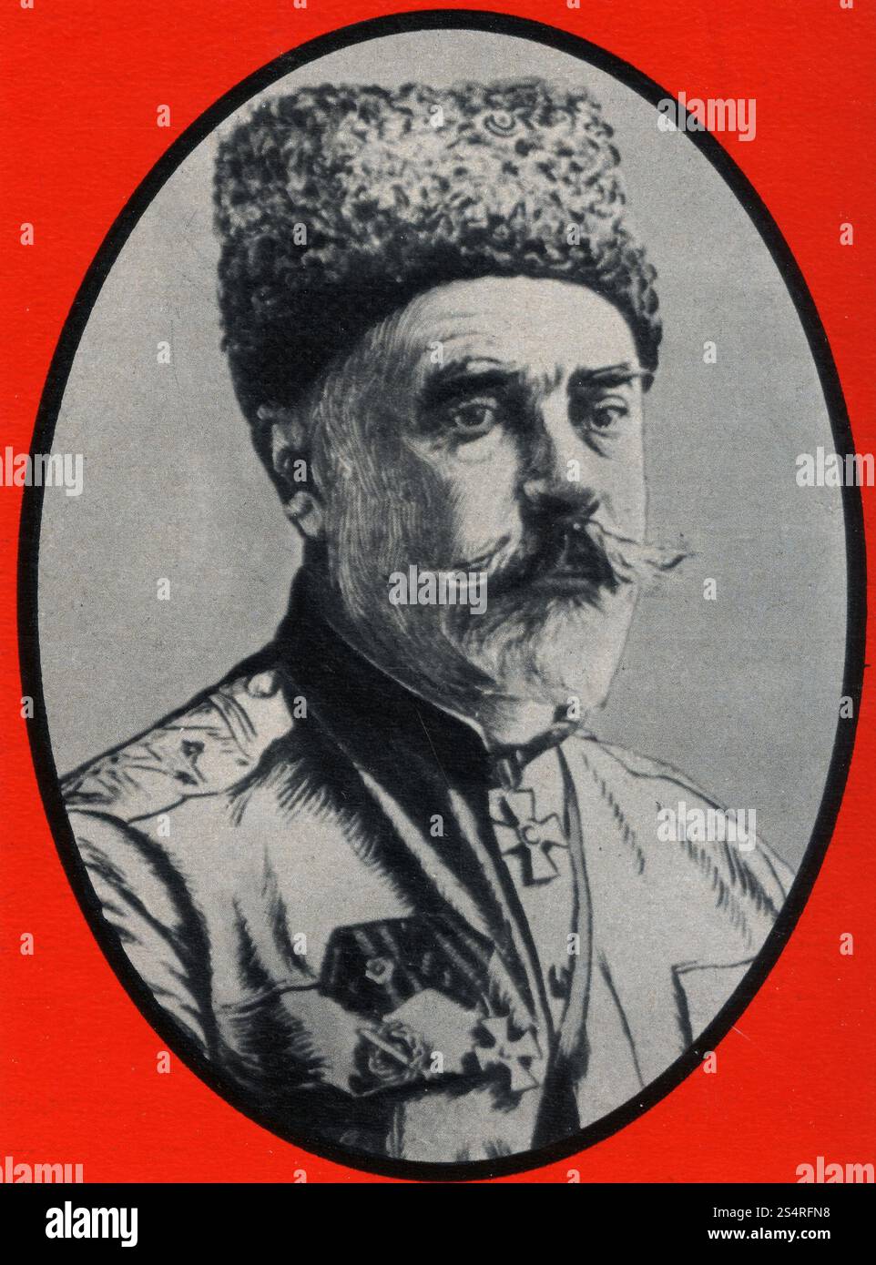Anton Denikin, Russian military leader during the Russian October ...