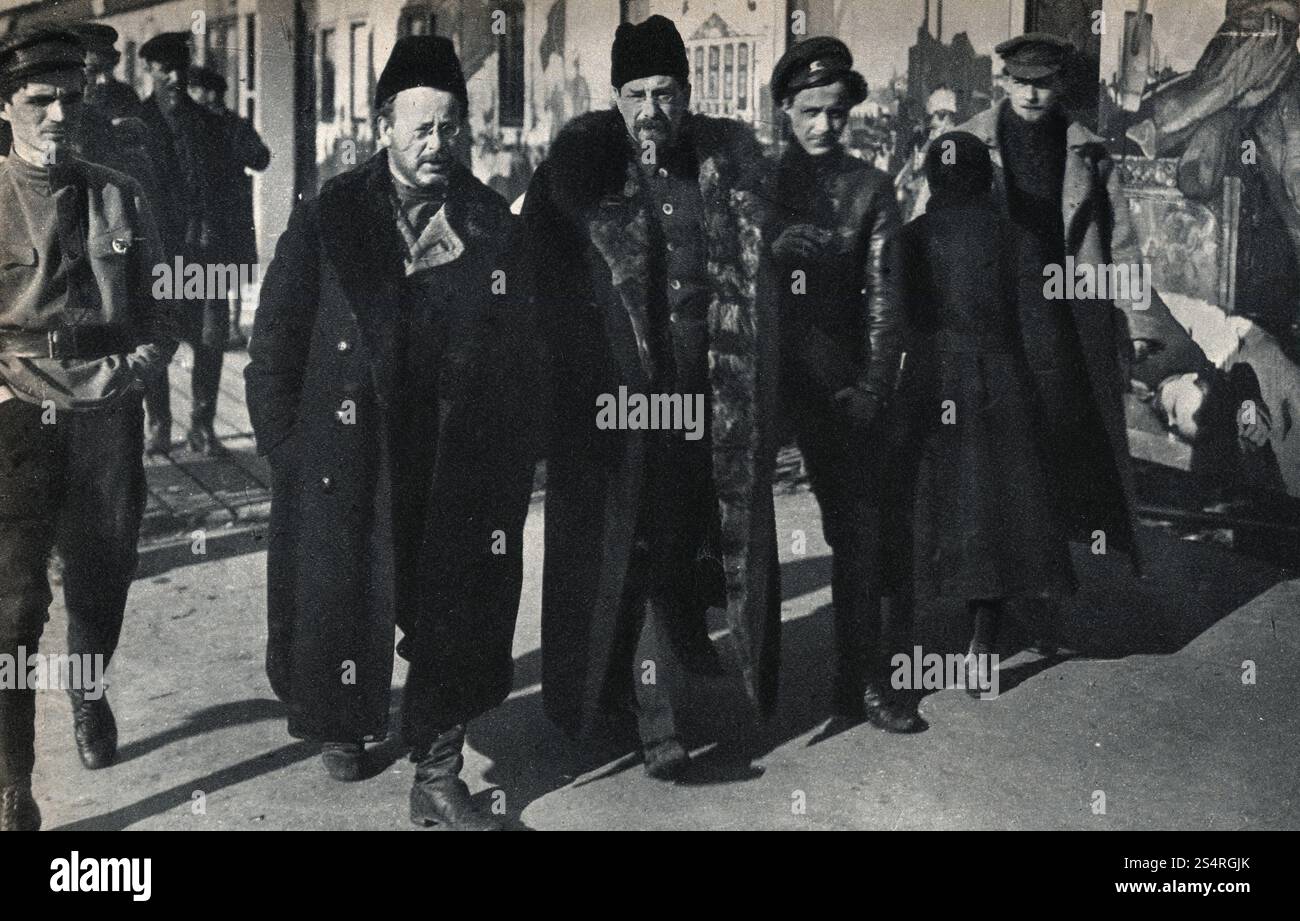 Russian Marxist revolutionary Anatoly Lunacharsky (center), Minister of ...