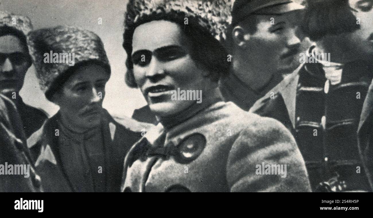 Ukrainian anarchist revolutionary Nestor Makhno, Ukraina 1920s Stock ...