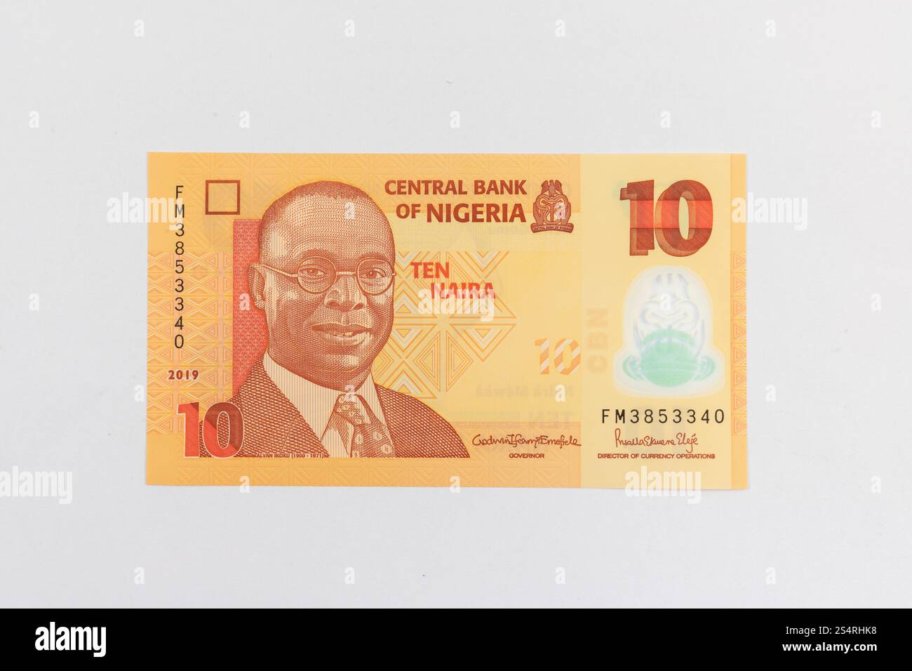 Nigeria ten naira banknote bears the likeness of Alvan Ikoku, a figure ...