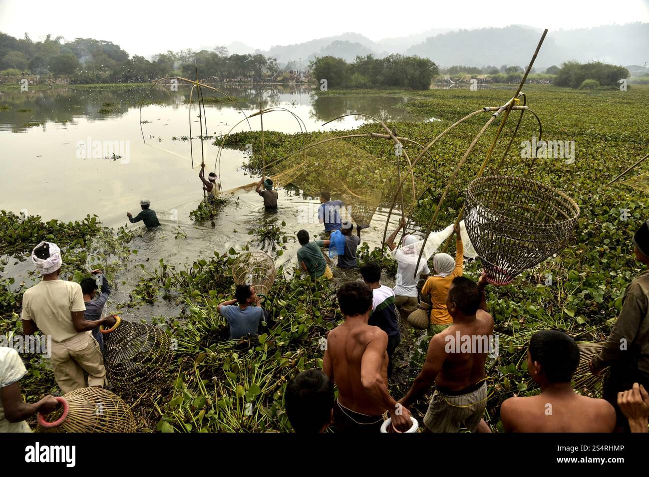 Kamrup, Assam, India. 13th Jan, 2025. KAMRUP, ASSAM, INDIA-JANUARY 13 ...