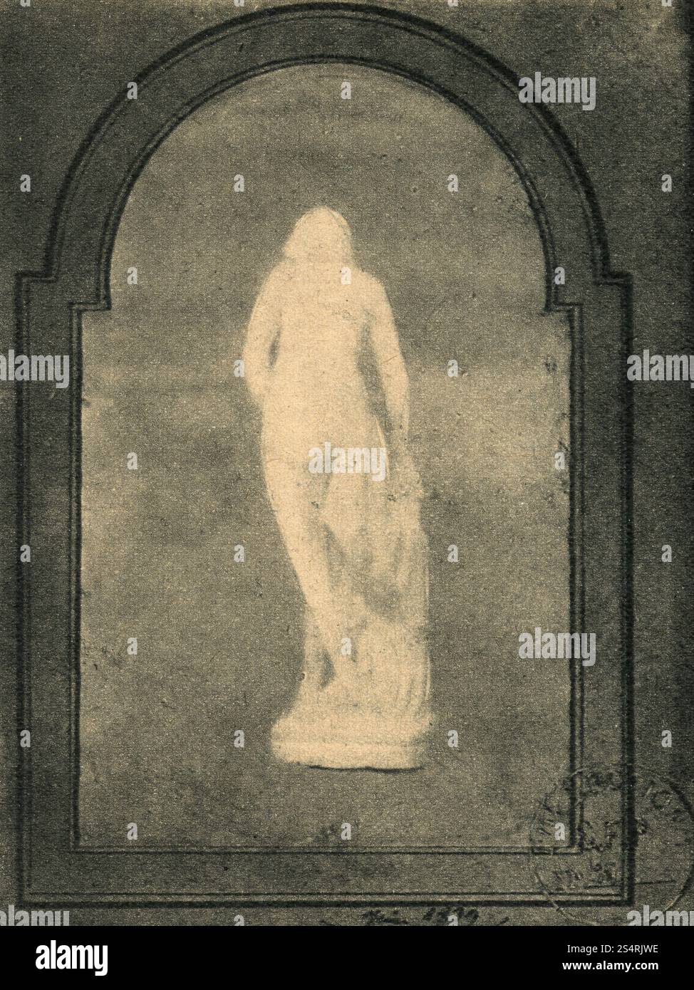 The first photographic slide known, 1839 Stock Photo - Alamy