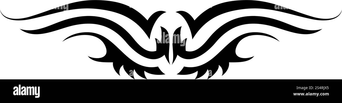 Pattern of tribal tattoo for design use Stock Vector Image & Art - Alamy