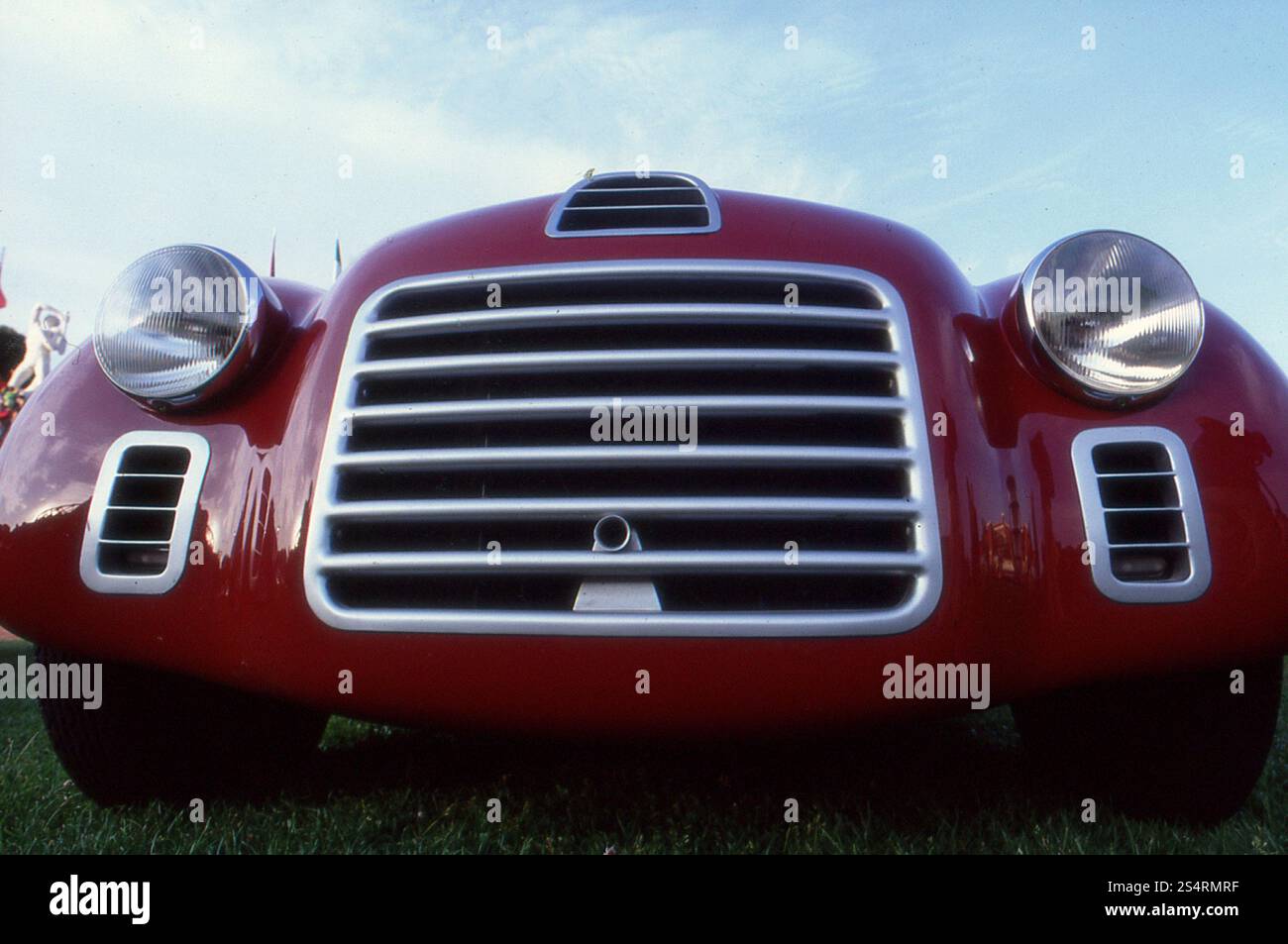 Ferrari cars at a vintage car rally, Italy 1990s Stock Photo - Alamy