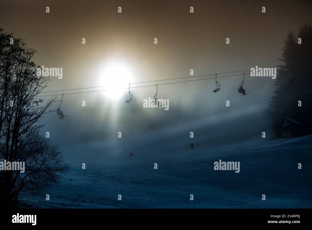 Beautiful shot snow landscape hi-res stock photography and images - Alamy