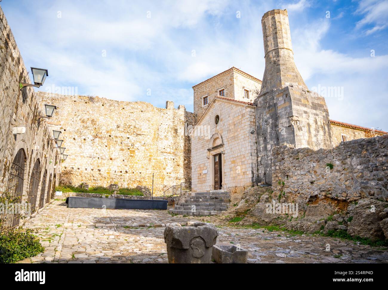 Street view of the Archaeological Museum or Local History Museum in ...