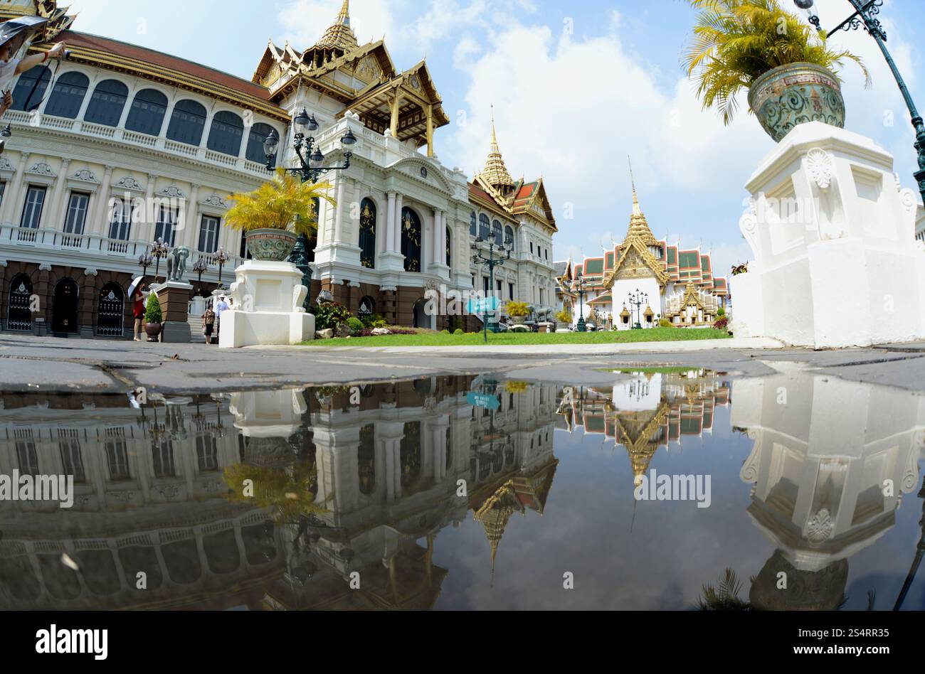 the Grand Palace at the Wat Phra Kaew in the city of Bangkok in Thailand in Southeastasia. ASIA ...