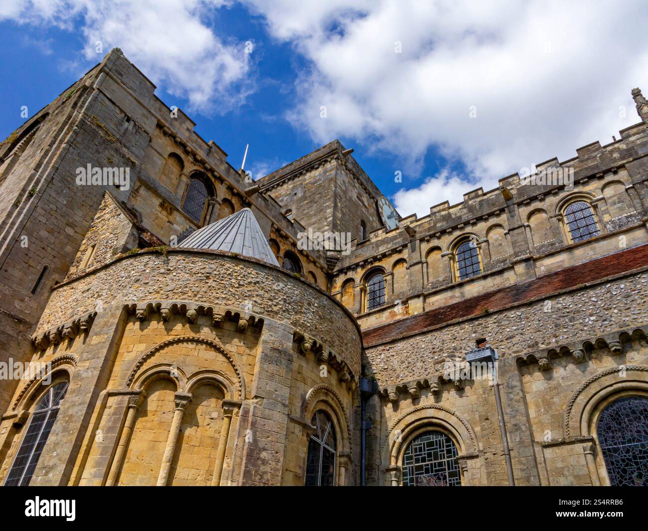 Romsey Abbey Church of St Mary and St Ethelflaeda a 10th century Norman ...