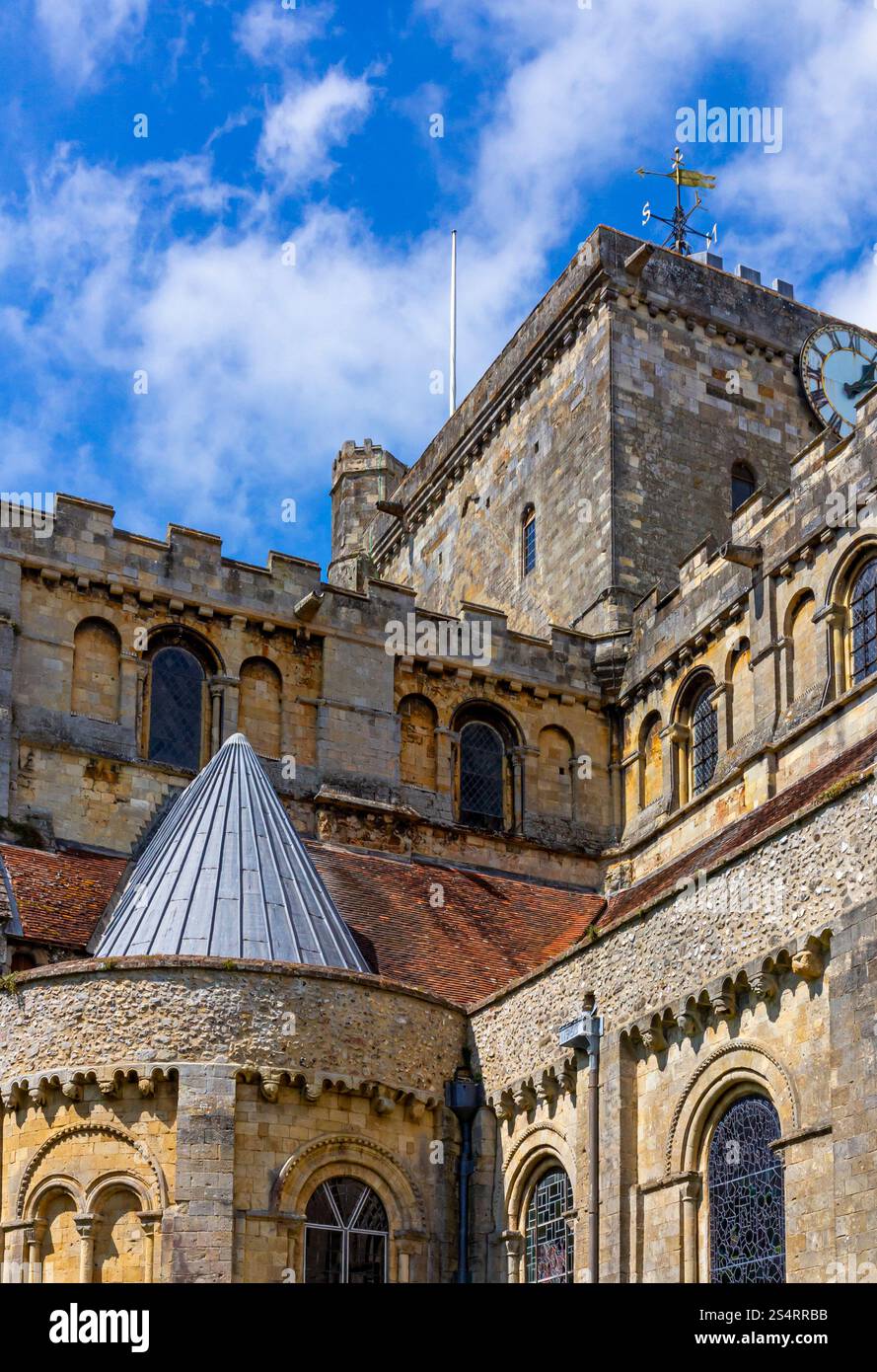 Romsey Abbey Church of St Mary and St Ethelflaeda a 10th century Norman ...