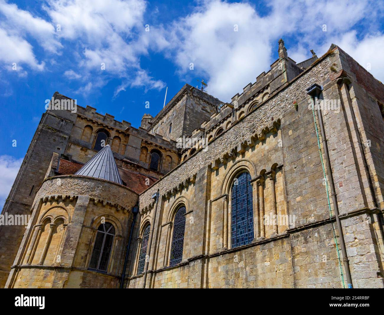Romsey Abbey Church of St Mary and St Ethelflaeda a 10th century Norman ...