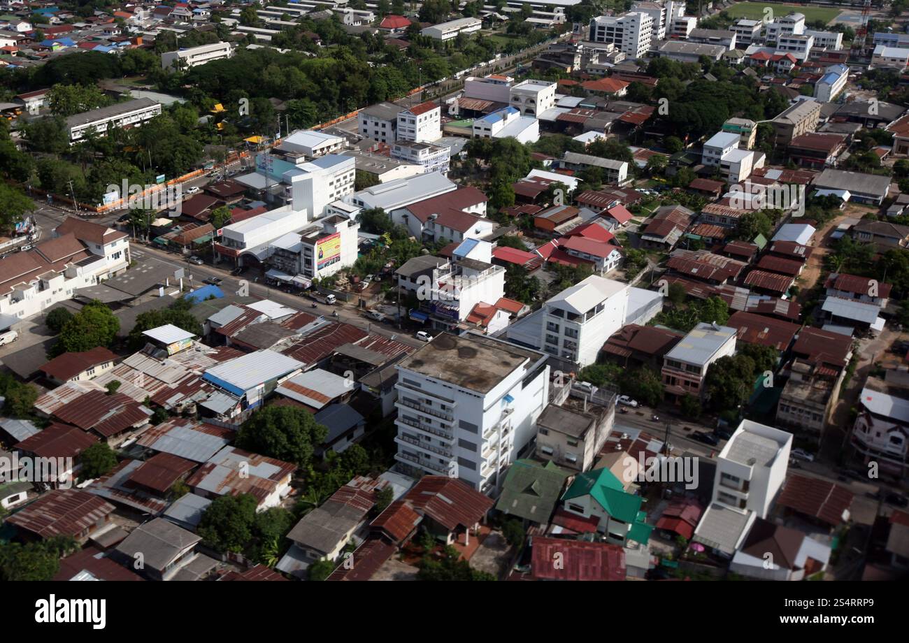 the city of ubon ratchathani in the Region of Isan in Northeast ...