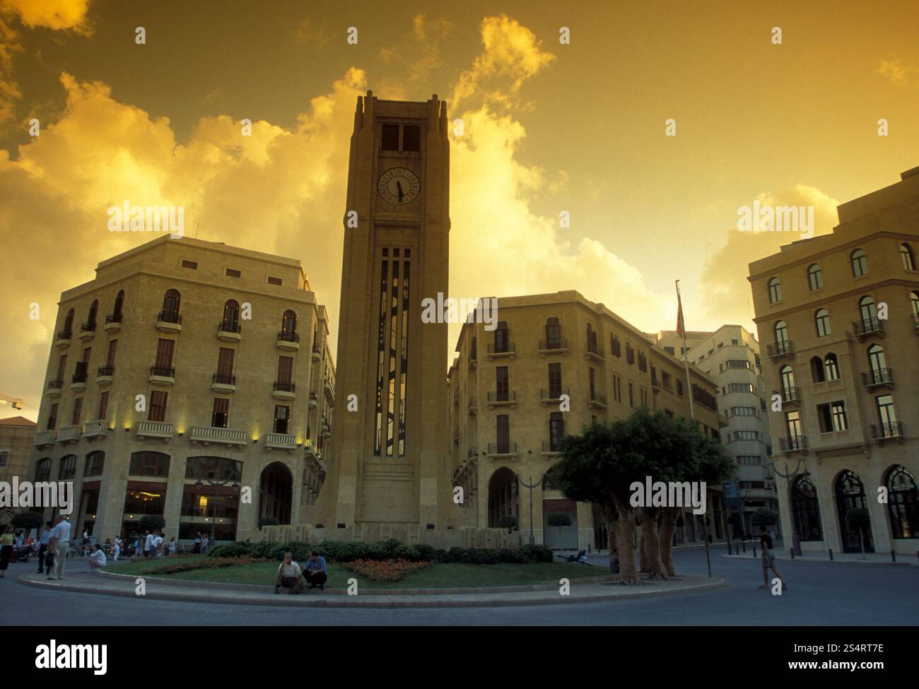 the old town of the city of Beirut in Lebanon in the middle east Stock ...