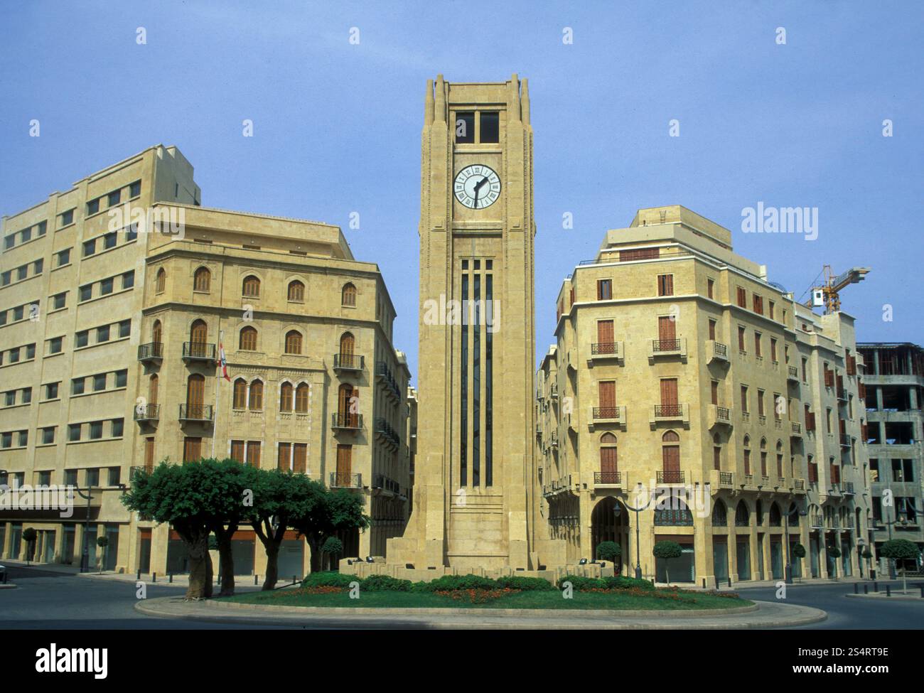 the old town of the city of Beirut in Lebanon in the middle east ...