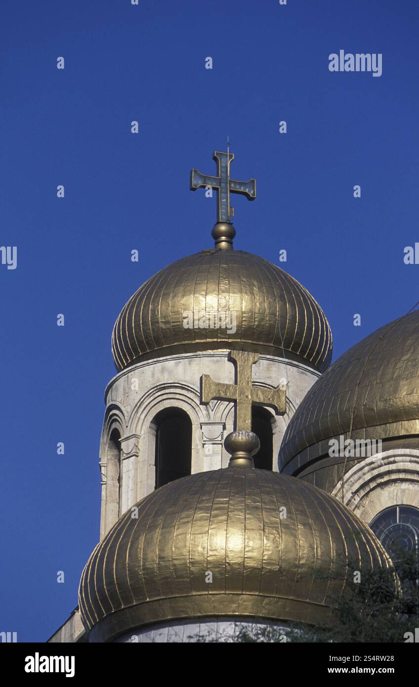 the Cathedral in the city centre of Varna on the Blacksea in Bulgaria ...