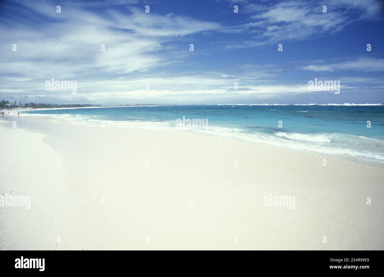 a Beach at the Village of Las Terrenas on Samanaon in The Dominican ...