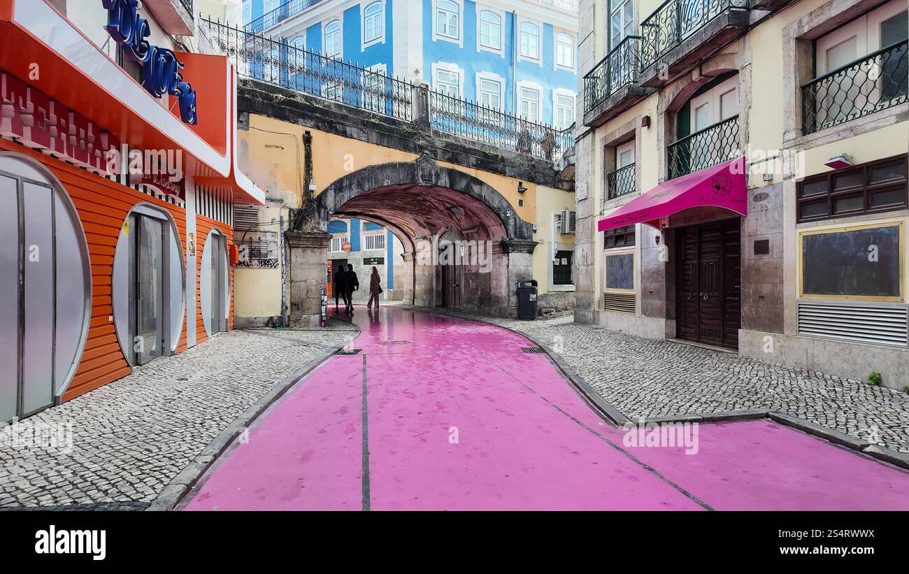 Pink Street, officially known as Rua Nova do Carvalho, is a vibrant ...