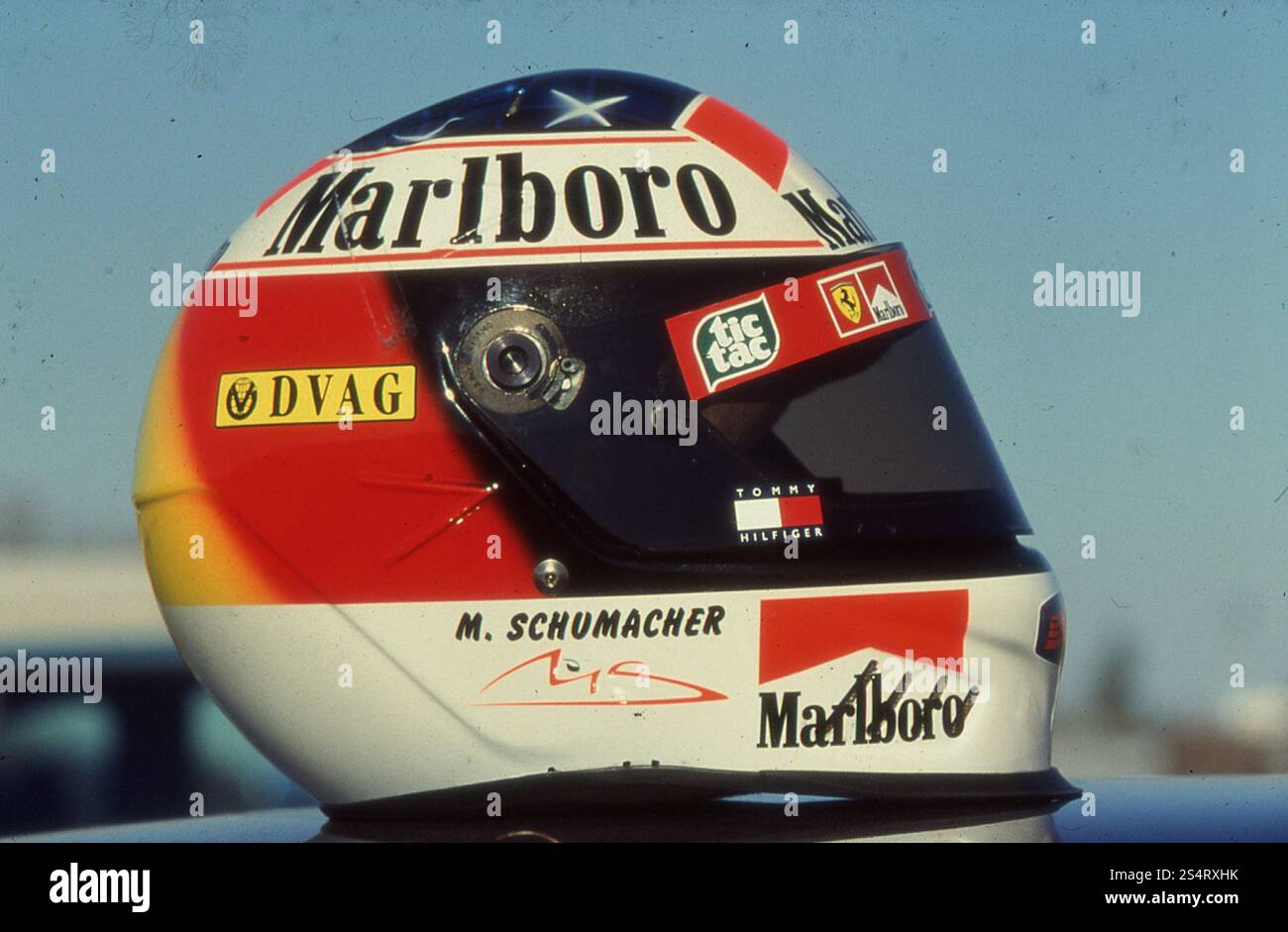 German motorsports racing driver Michael Schumacher's Ferrari Formula ...