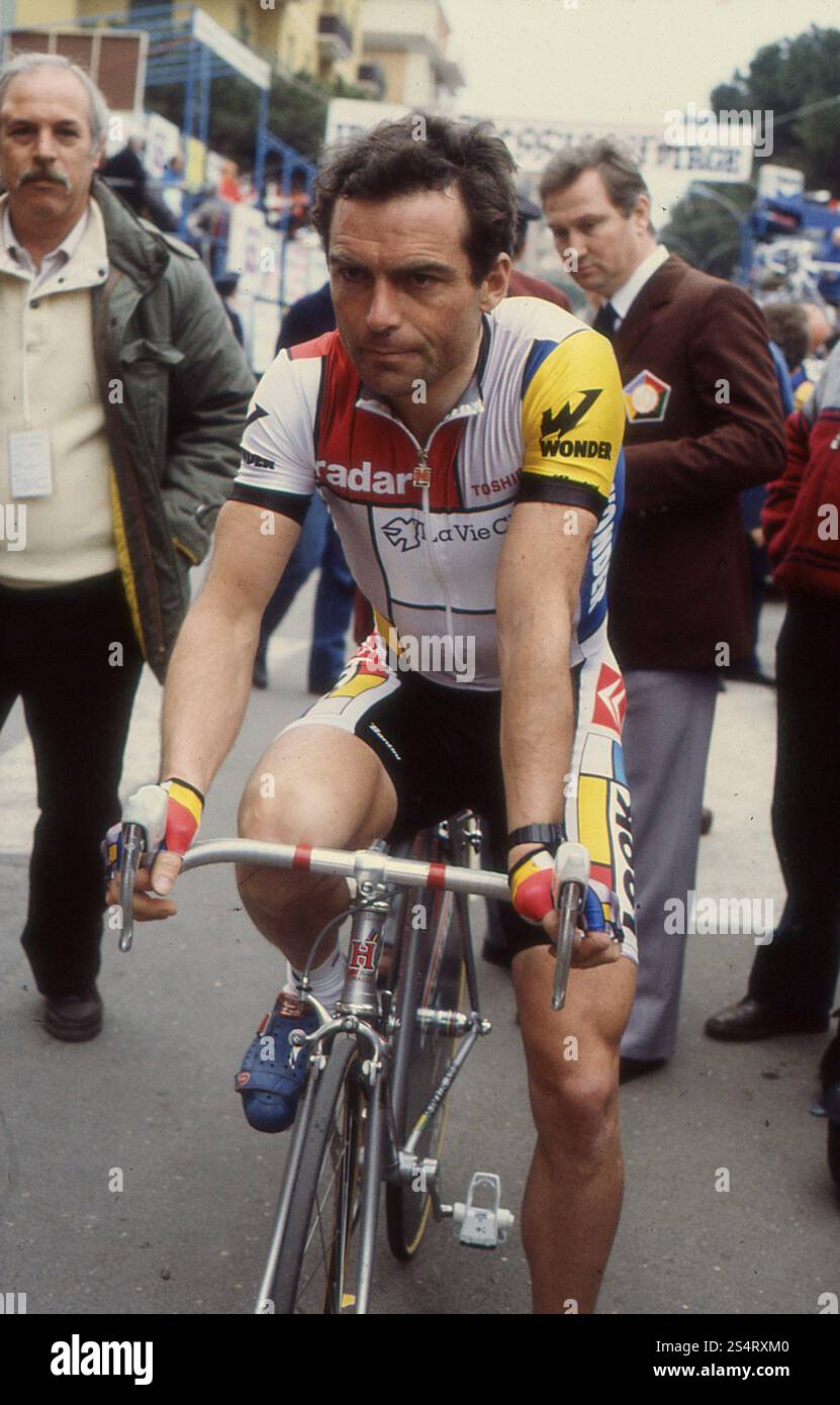 French professional road bicycle racer Bernard Hinault, 1980s Stock Photo - Alamy
