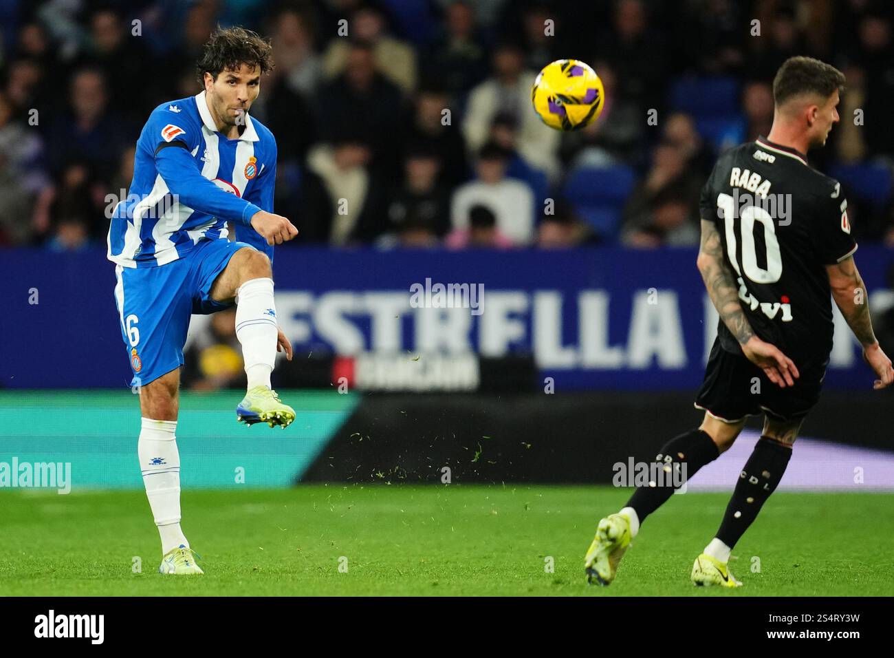 Leandro Cabrera of RCD Espanyol during the La Liga match between RCD ...