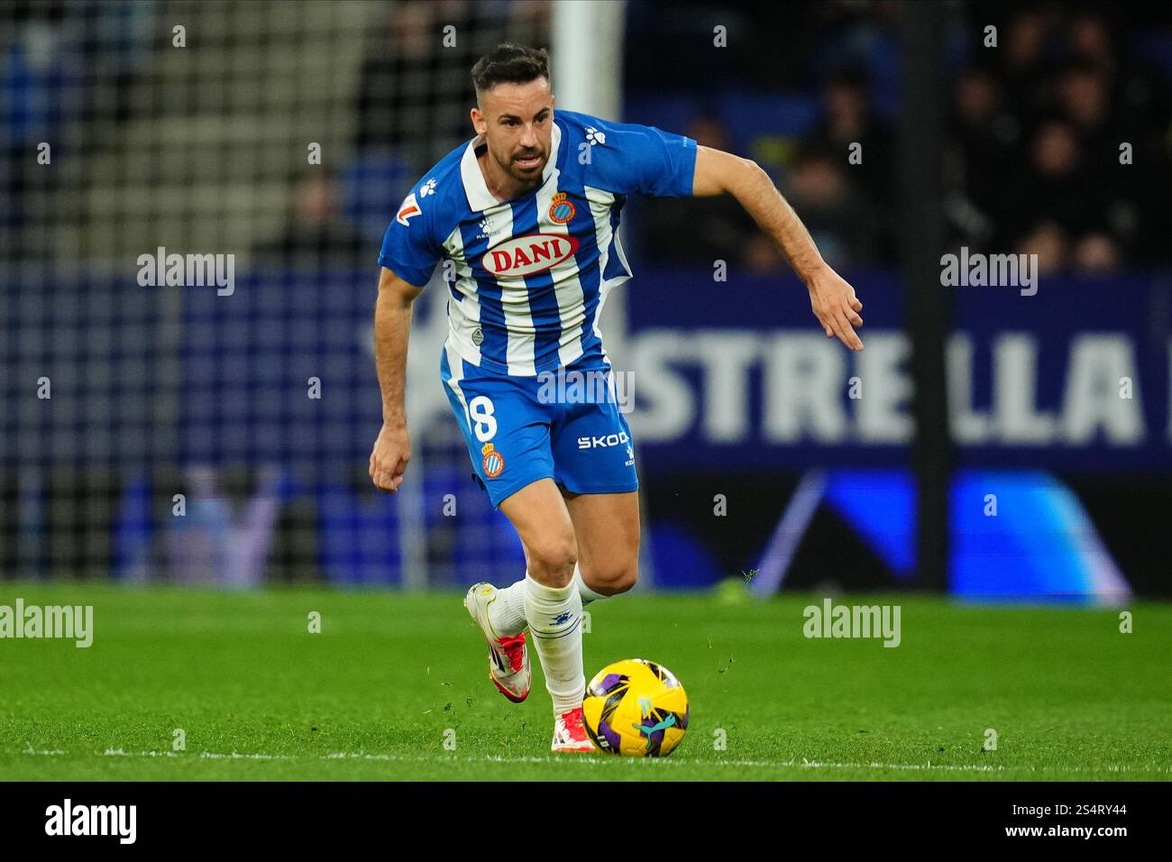 Edu Exposito of RCD Espanyol during the La Liga match between RCD ...