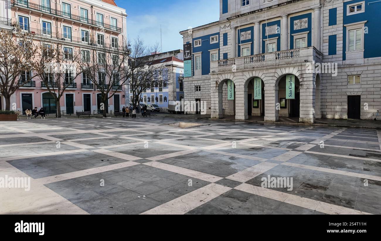 Portugal's sole opera house in Lisbon's Chiado district. (Teatro ...