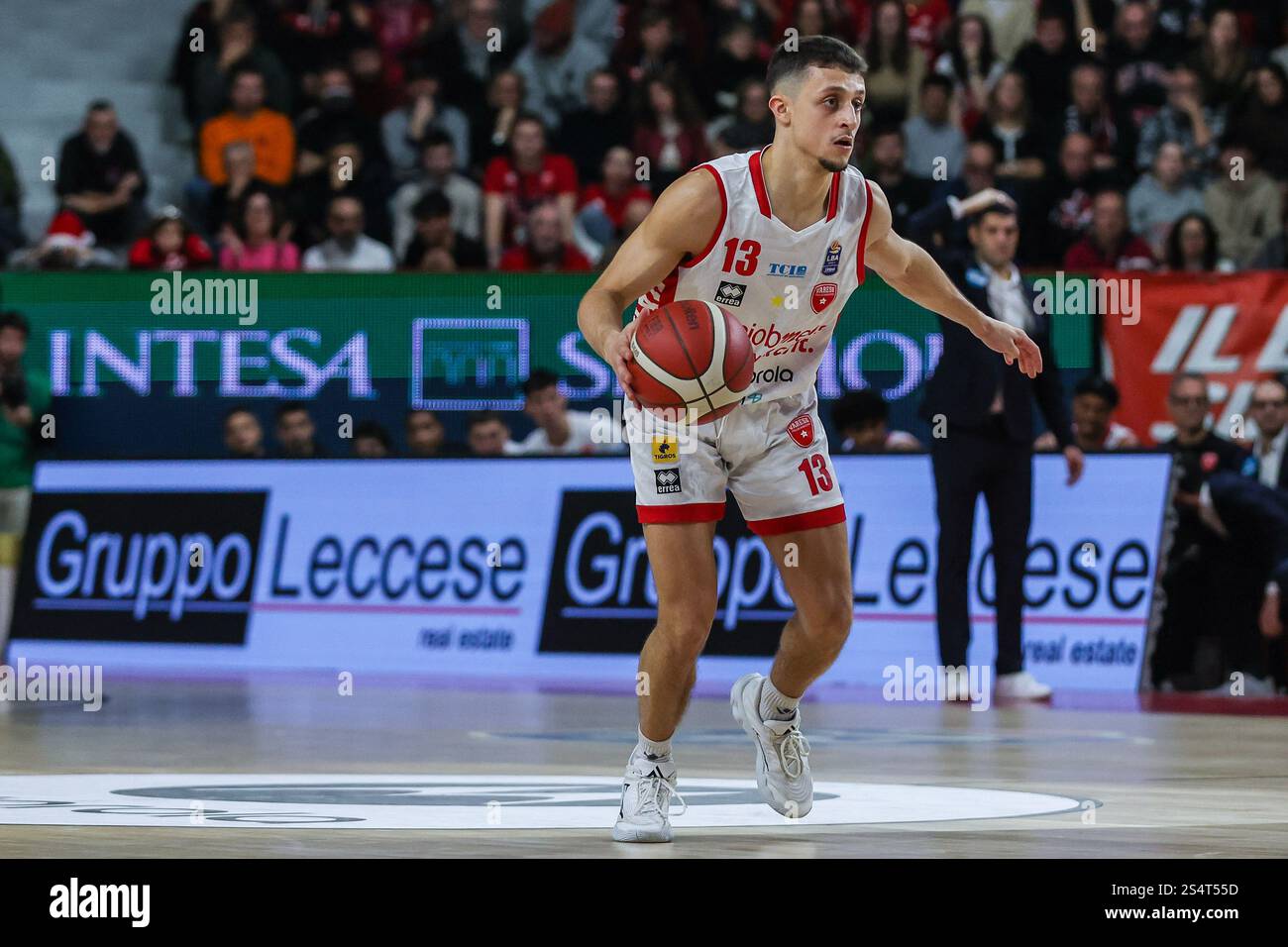 Varese, Italy. 12th Jan, 2025. Matteo Librizzi #13 of Pallacanestro ...