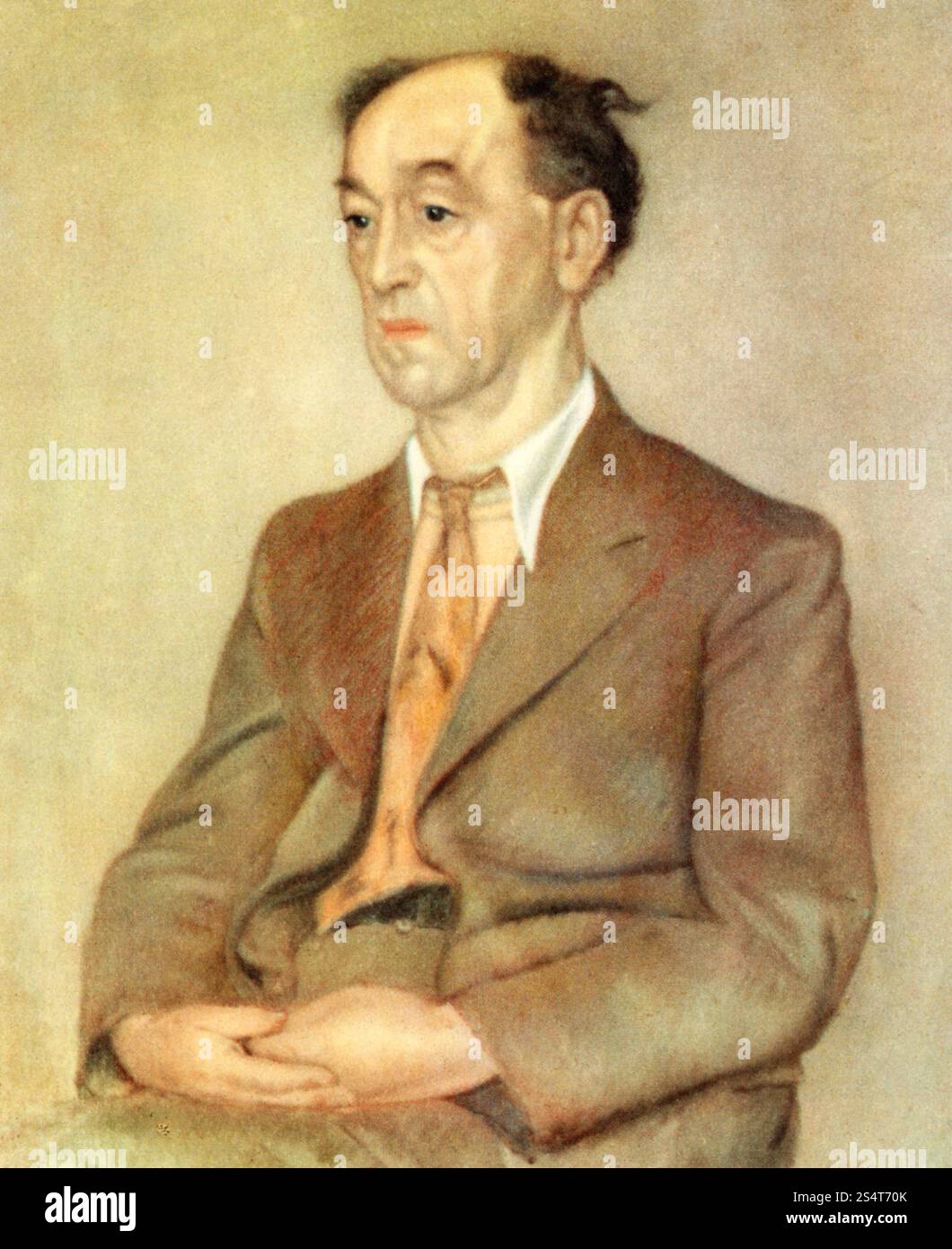 James Stephens, 1941. By William Rothenstein (1872-1945). Stephens was ...