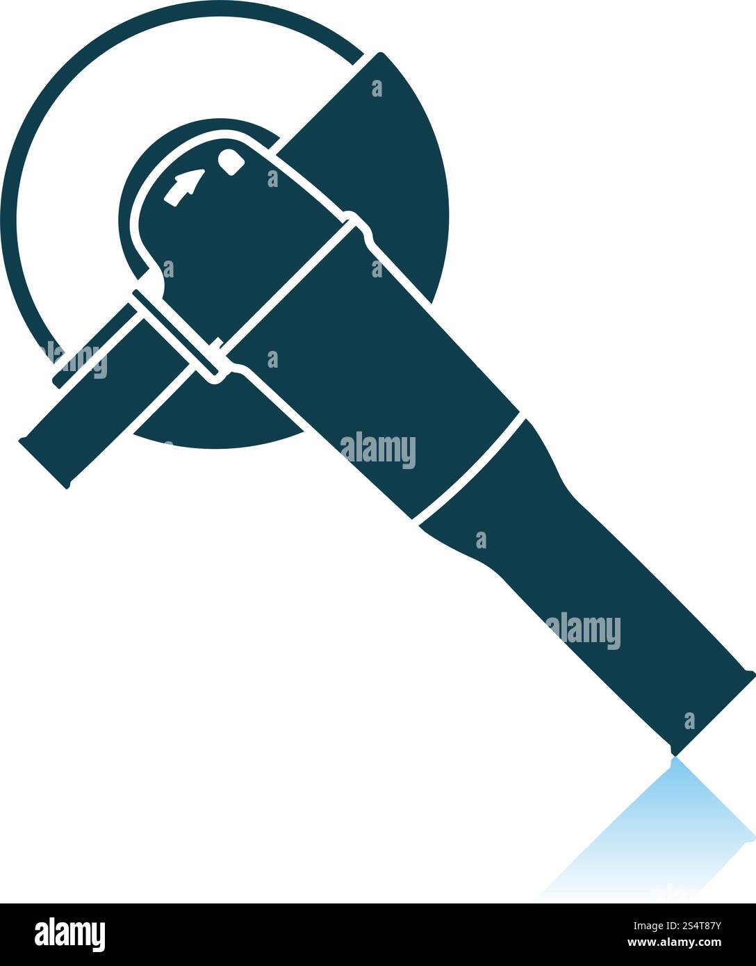 Grinder Icon. Shadow Reflection Design. Vector Illustration Stock ...