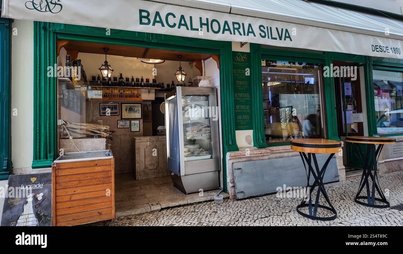 Bacalhoaria Silva in Lisbon is a century-old store known for its high ...