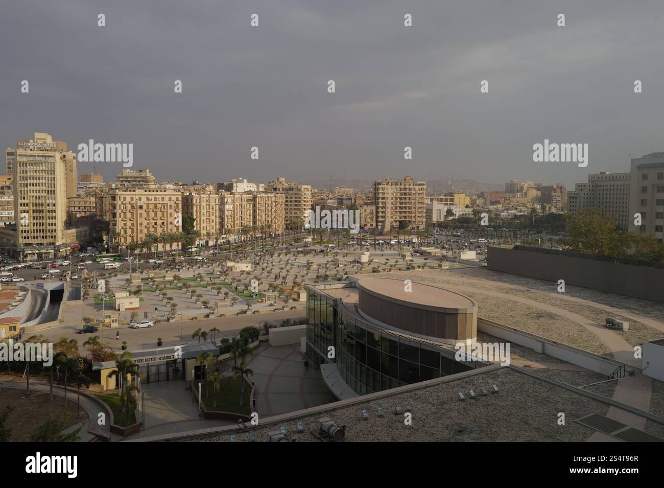 Central Cairo, Egypt (Cairo Tower, Gezira Island, Giza, Nile River ...