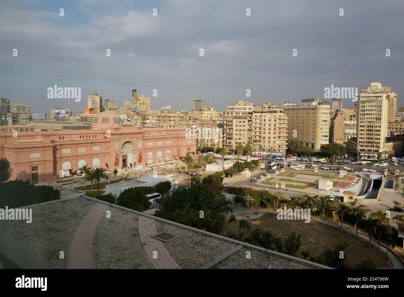 Central Cairo, Egypt (Cairo Tower, Gezira Island, Giza, Nile River ...