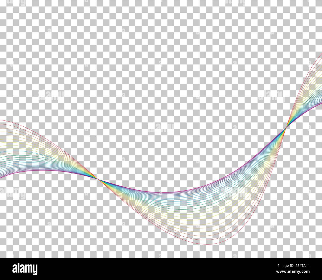 Colourful lines background with transparency grid on back. Vector ...