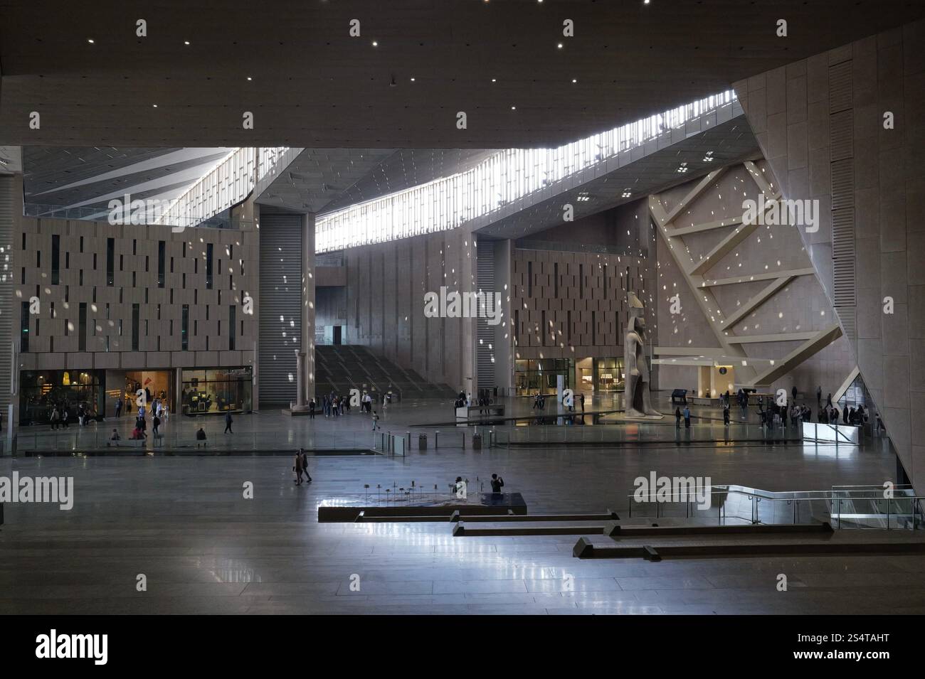 Inside the brand new Grand Egyptian Museum (GEM) in Giza, Egypt ...