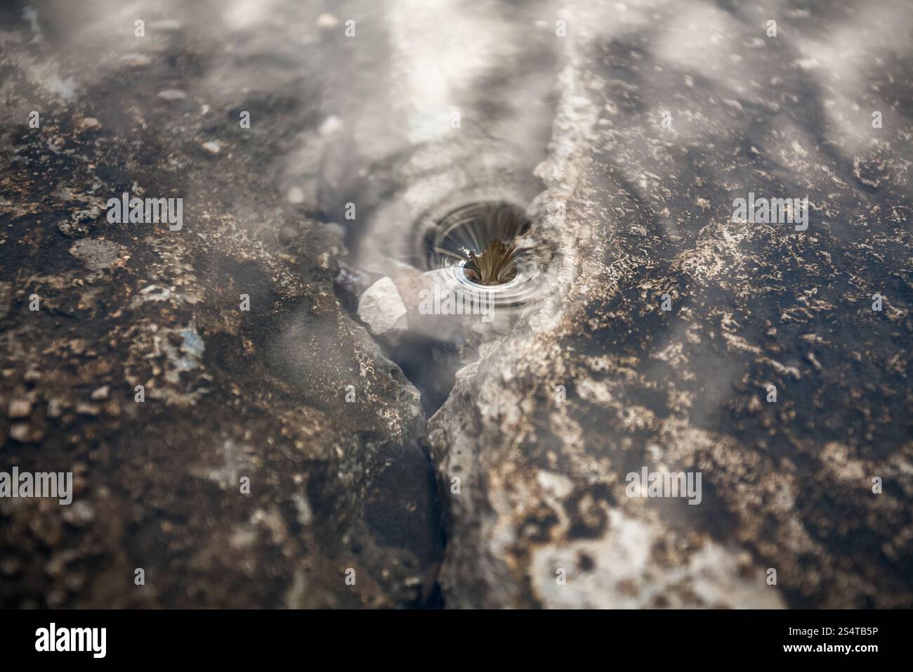 Closeup photo of water whirlpool Stock Photo - Alamy
